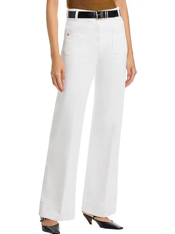Victoria Beckham High Rise Alina Jeans - Wash White