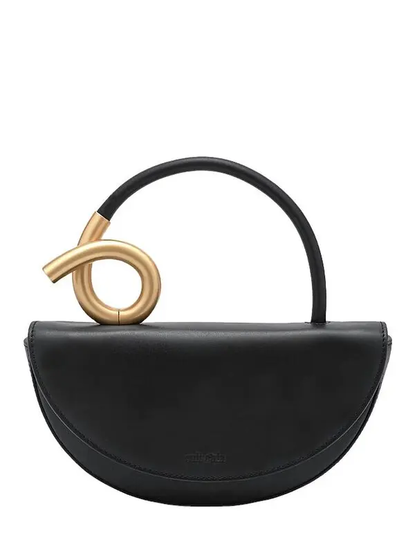 Cult Gaia Azariah Top Handle Bag - Black