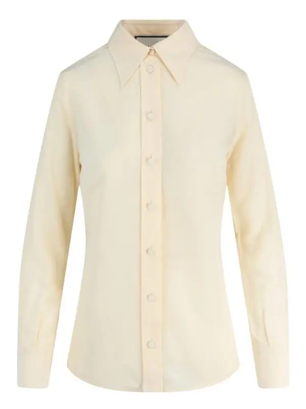 Gucci Silk Blouse - White