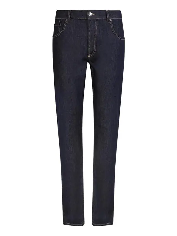 Alexander McQueen Straight-leg Jeans - Blue