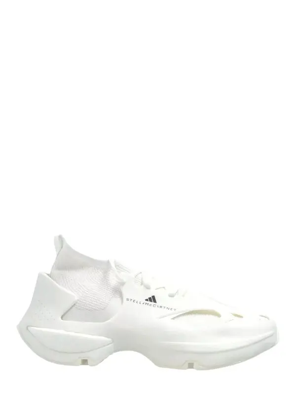 Adidas By Stella McCartney Sock-style Mesh Sneakers - White