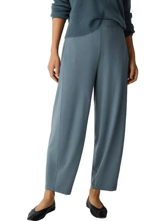Eileen Fisher Jersey Ankle Lantern Pants - Eucalyptus