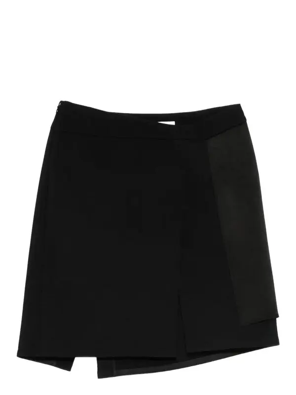Victoria Beckham Asymmetric A-line Skirt - Black