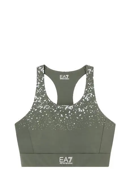 EA7 Dynamic Athlete Sports Bra In Ventus7 Technical Fabric - Green
