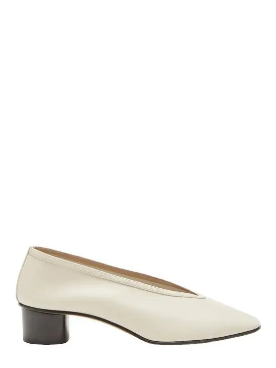 Le Monde Beryl Luna Leather Pumps - Natural