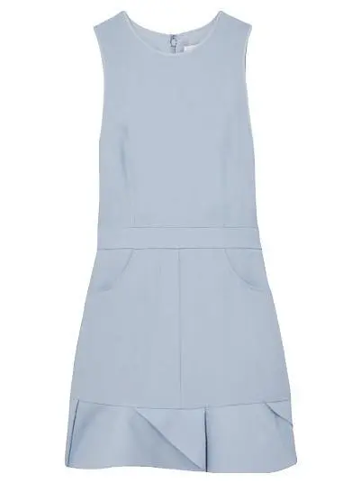 REISS Ashley Frill-hem Mini Dress - Blue