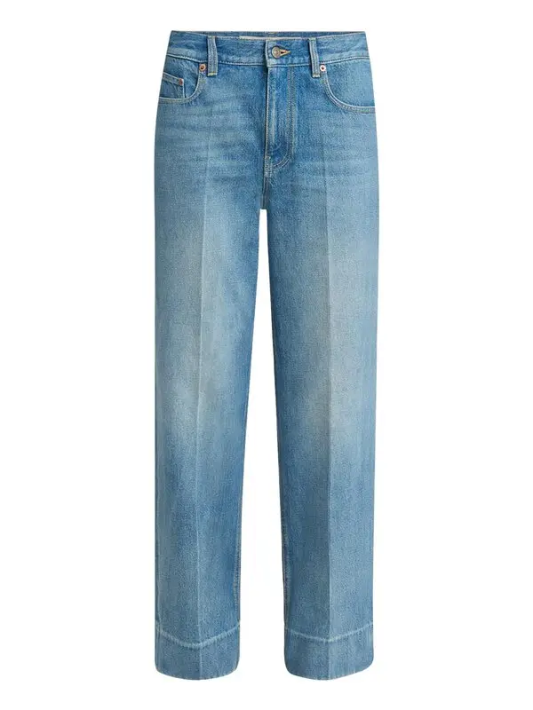 Valentino Garavani Straight Leg Pants - Denim