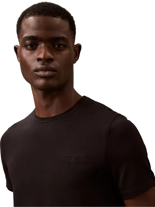 Calvin Klein Ultra Soft Modal Crewneck Sleep T-shirt - Black