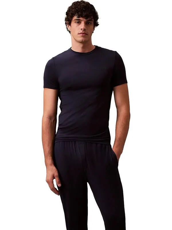 Calvin Klein Ultra Soft Modal Crewneck Sleep T-shirt - Shoreline