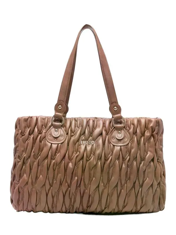 Liu Jo Quilted Tote Bag - Brown