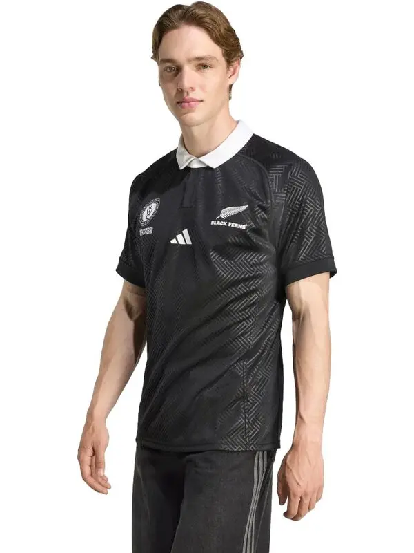 Adidas Black Ferns Home Jersey - All Black