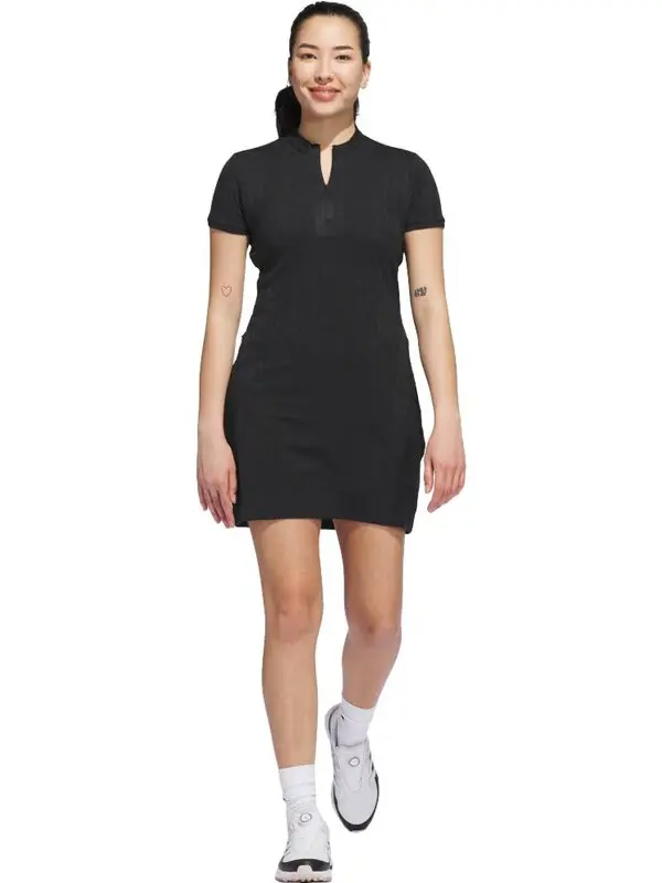 Adidas Jacquard Knit Golf Dress - Black