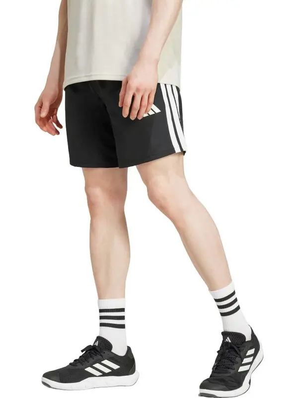 Adidas Essentials Training 3-stripes Woven Shorts - Black