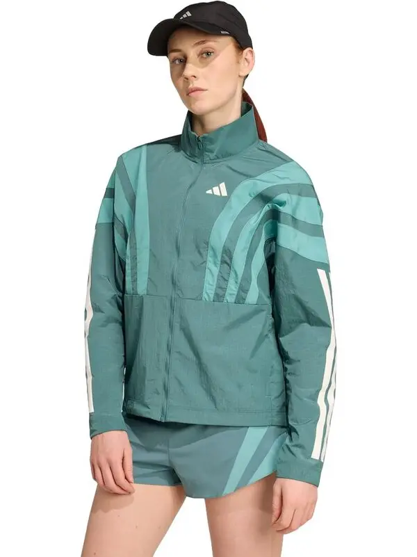 Adidas Adizero Archive Running Jacket - Preloved Teal