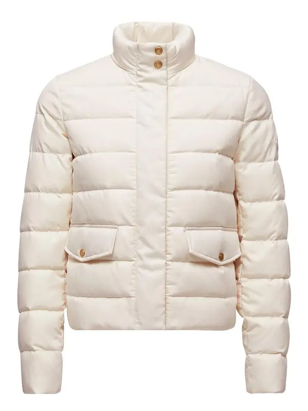 Moncler Bessettes Short Down Jacket - White