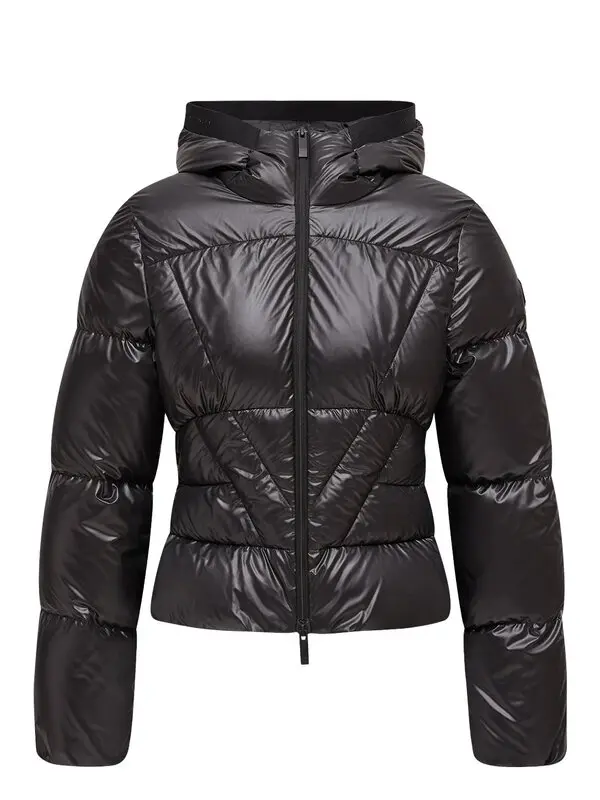Moncler Wineck Hooded Quilted Down Jacket - Black