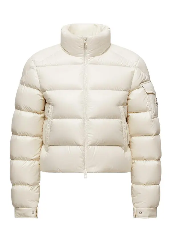 Moncler Petra Short Down Jacket - White