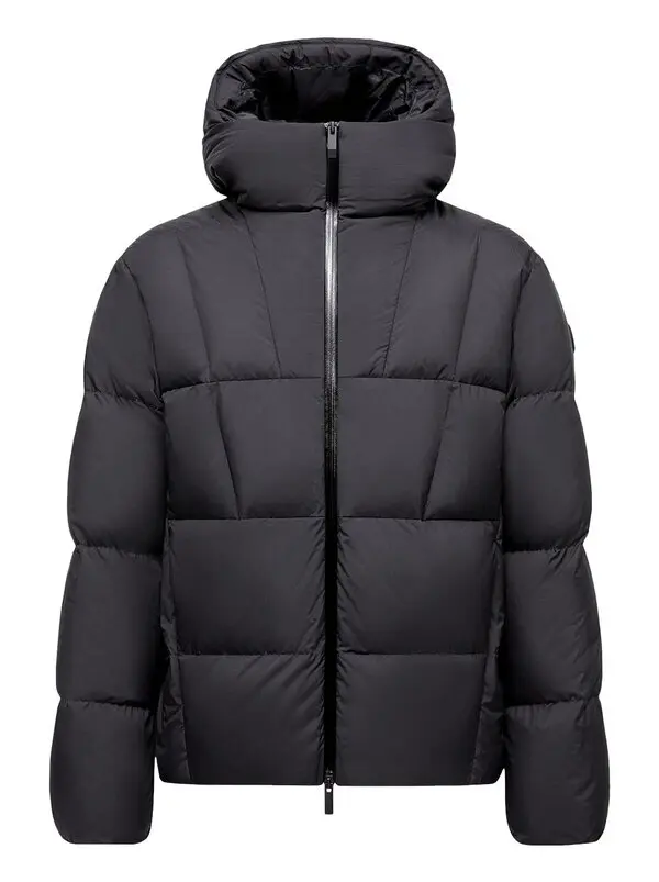 Moncler Fusain Hooded Down Jacket - Black