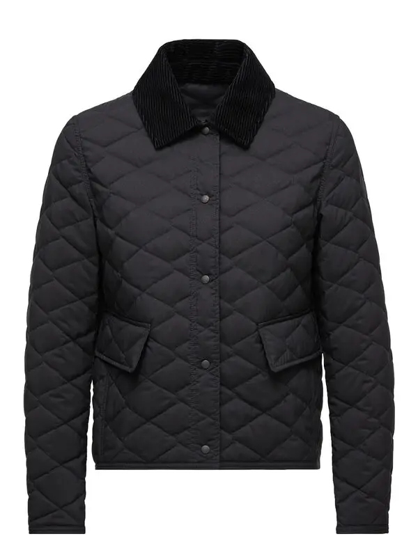 Moncler Citno Taffeta Down Jacket - Black