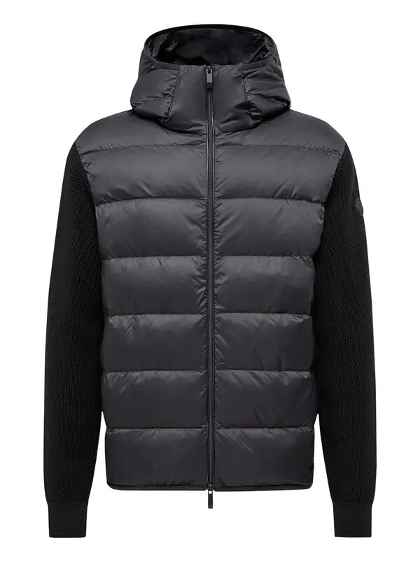 Moncler Padded Zip-up Hoodie - Black