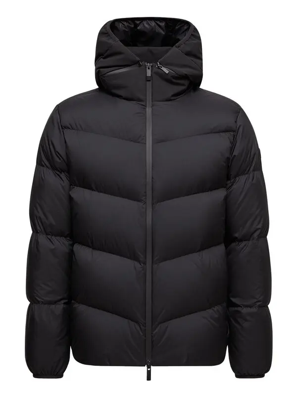 Moncler Forez Hooded Down Jacket - Black