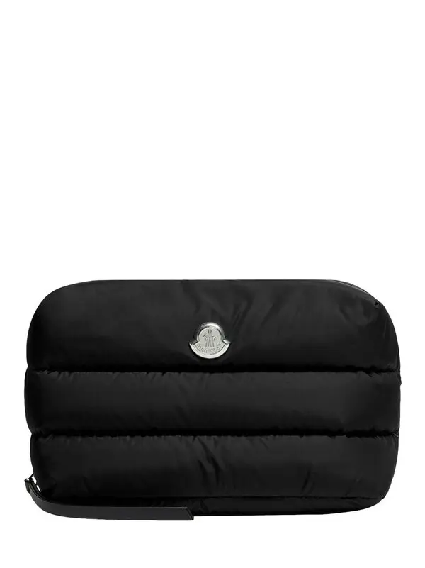 Moncler Caradoc Quilted Beauty Case - Black