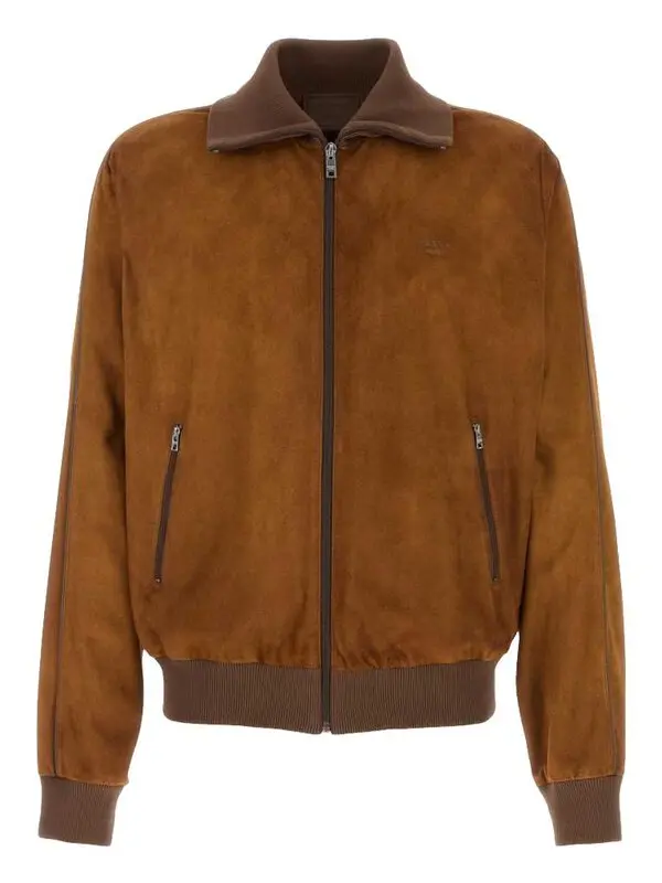 Prada Leather Jacket - Brown