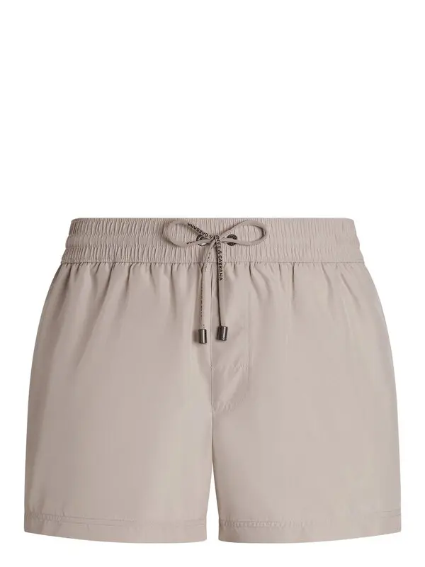 Dolce & Gabbana Boxer Swim Shorts - Beige