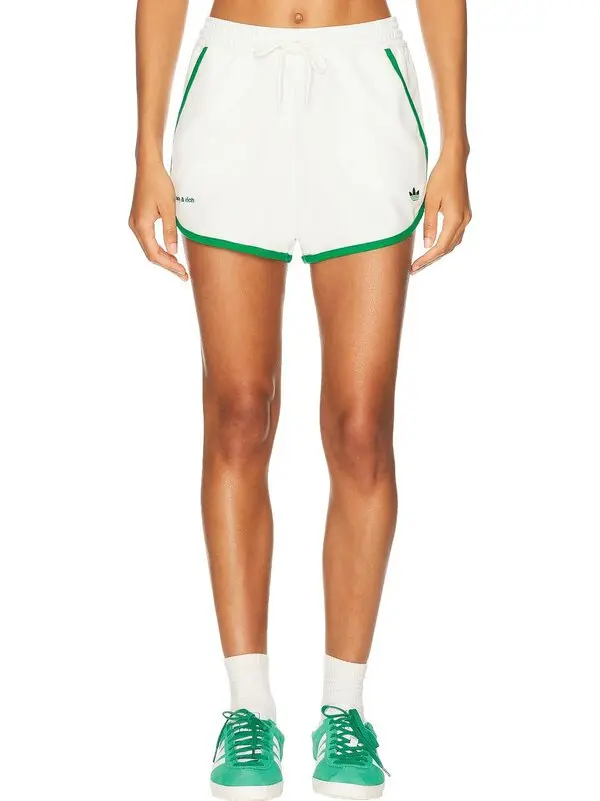 ADIDAS ORIGINALS X Sporty & Rich Mini Short - Off White