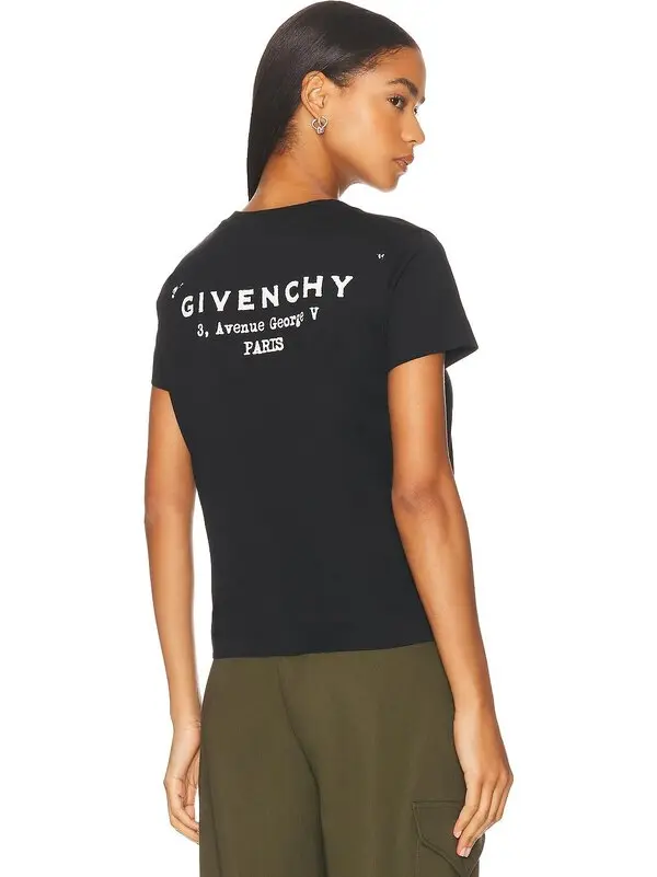 Givenchy Short Sleeve T-shirt - Black