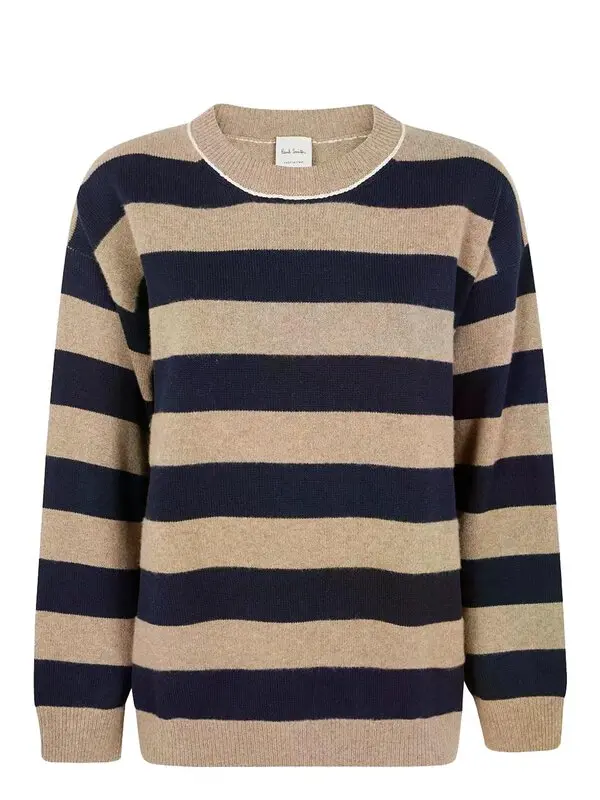 Paul Smith Striped Crew-neck Sweater - Neutrals