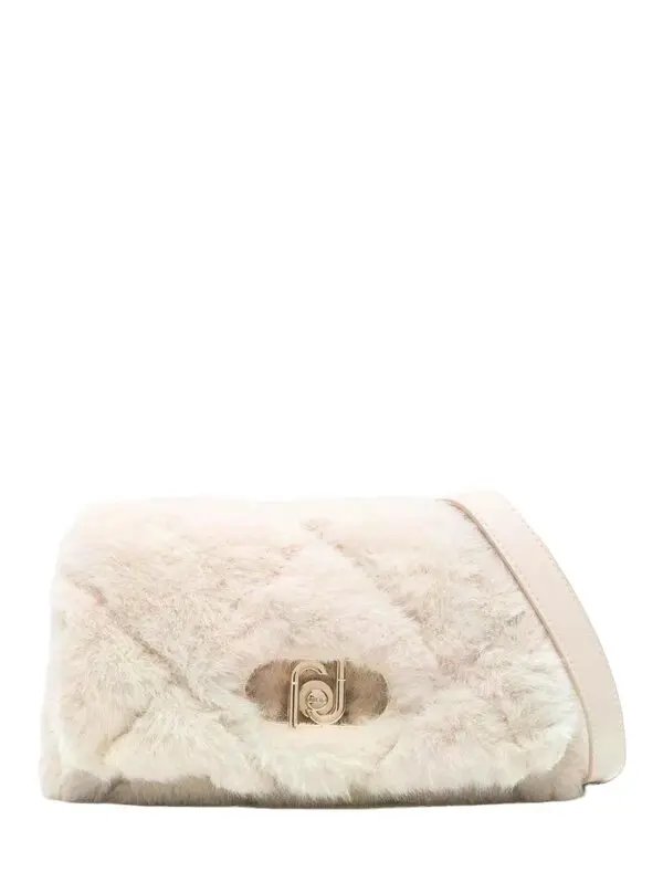 Liu Jo Shearling Crossbody Bag - Neutrals