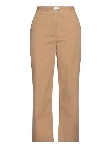 LIU •JO Straight-leg Cotton Pants - Beige