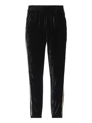 ANIYE BY Tapered Leg Velvet Pants - Black