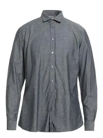 MESSAGERIE Patrizio Piscaglia Shirt Lead Size Cotton - Grey