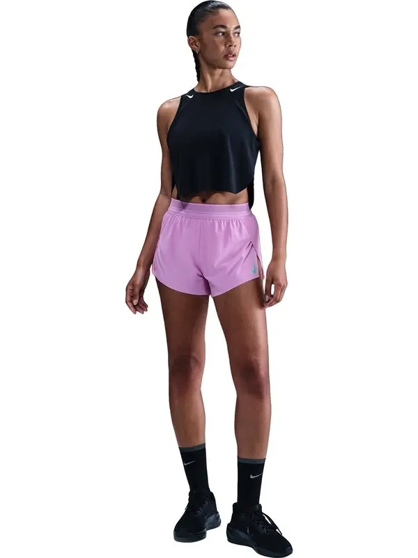 Nike Aeroswift "faith Kipyegon" Dri-fit Adv Mid-rise 3" Brief-lined Running Shorts - Purple