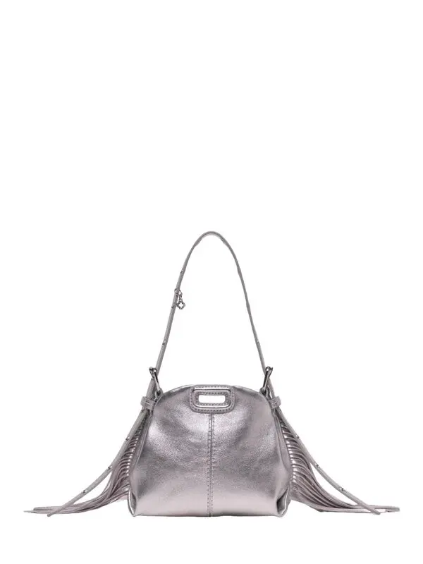 Maje Miss M Micro Bag - Silver