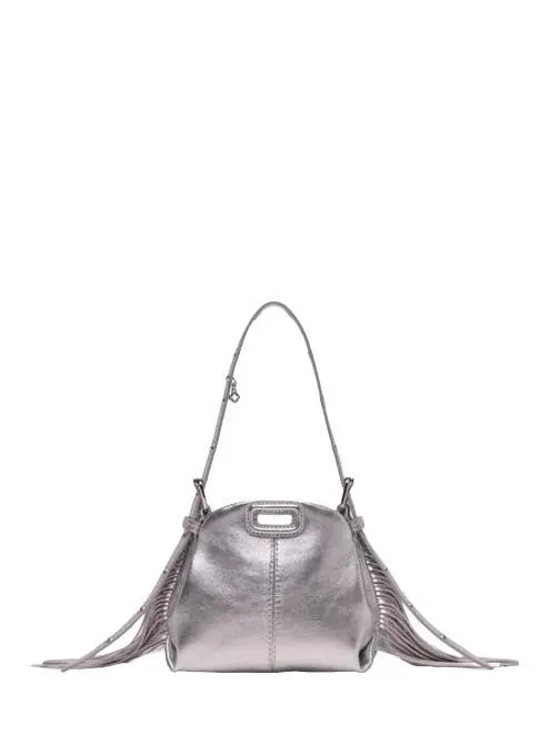Maje Miss M Micro Bag - Silver