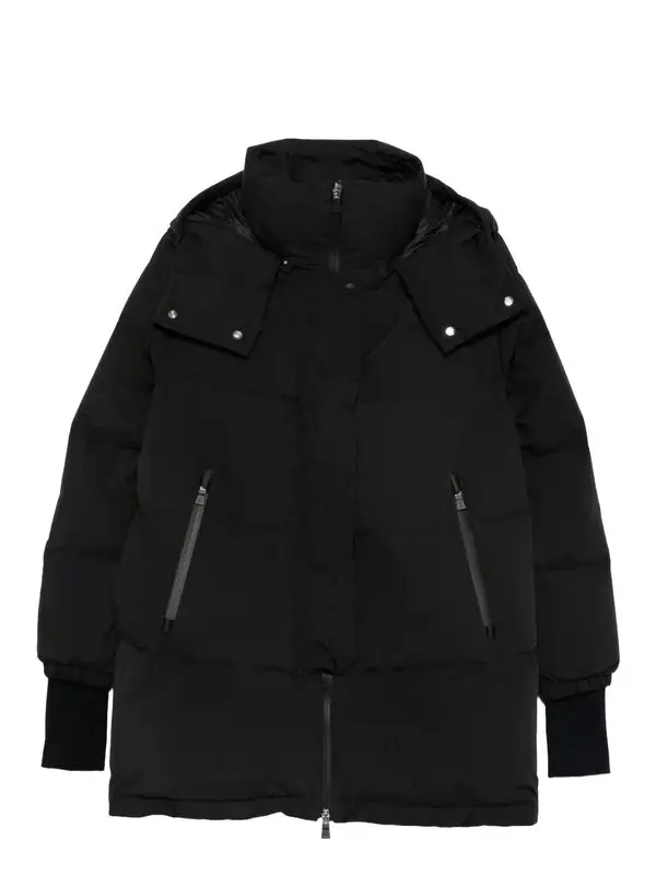 Herno Hooded Puffer Coat - Black