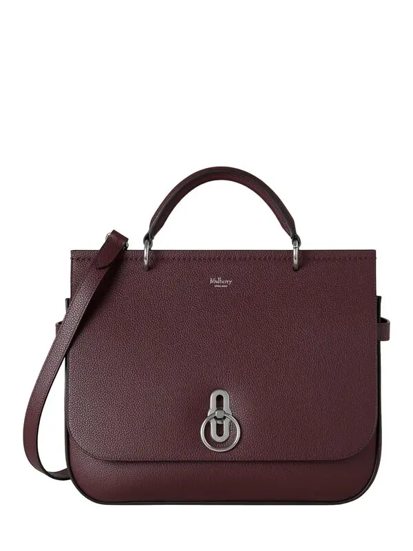 Mulberry Leather Amberley Satchel - Red