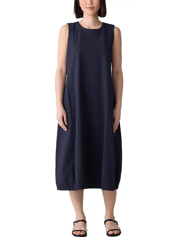 Eileen Fisher Lantern Dress - Ink
