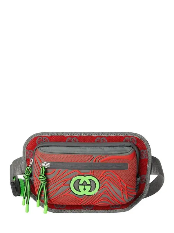 Gucci Interlock Gg Monogram Belt Bag - Red