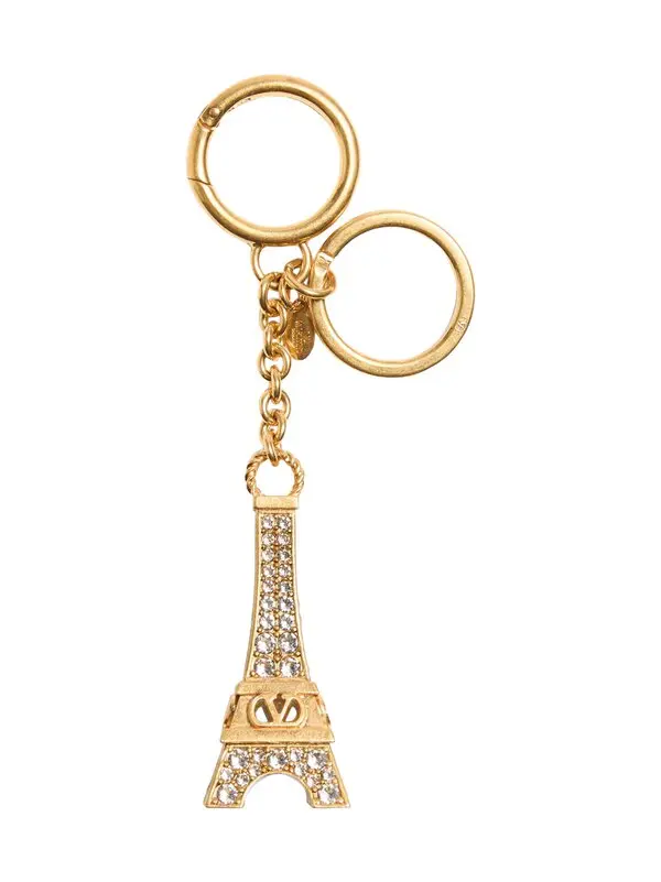 Valentino Garavani Eiffel Tower Keyring - Metallic
