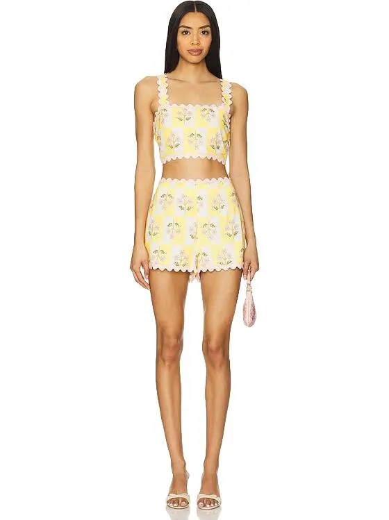 Saylor Vanka Set - Yellow