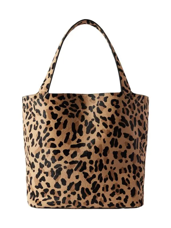 Alaïa Leopard-print Calf Hair Tote - Animal Print