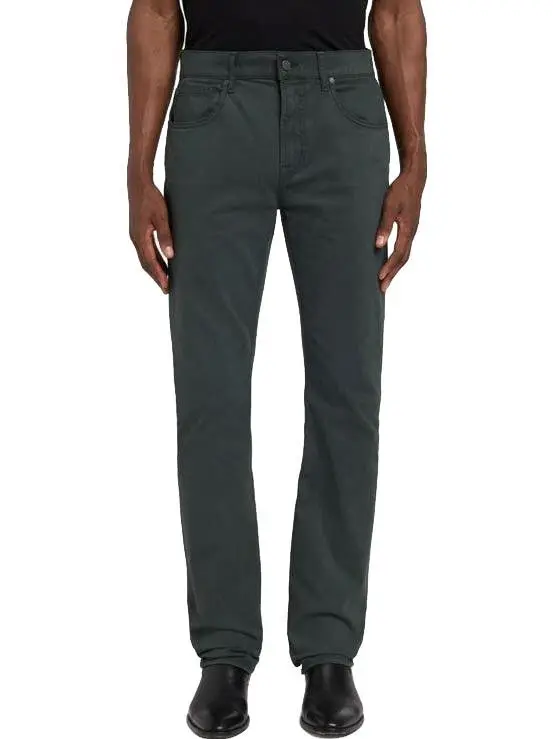 7 For All Mankind Comfort Sateen Straight-leg Jeans - Scarab