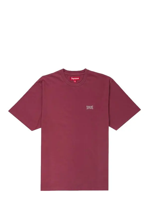 Supreme Warm Up Washed Short Sleeve Top - Red