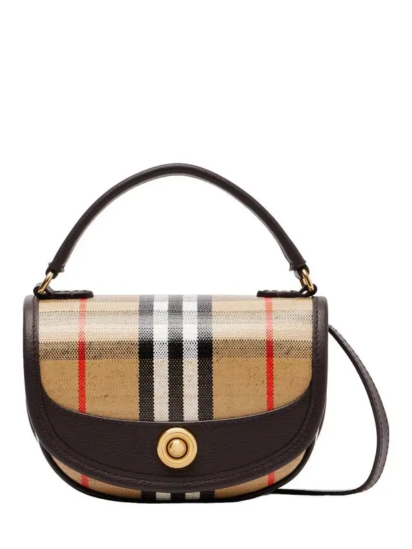Burberry Highlands Mini Jacquard Shoulder Bag - Multicoloured