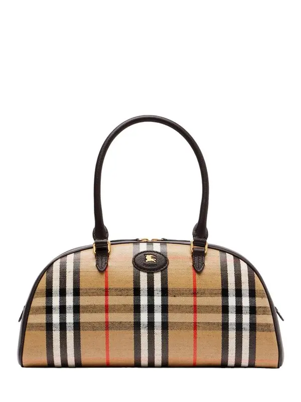 Burberry Highlands Coated Jacquard Tote Bag - Multicoloured