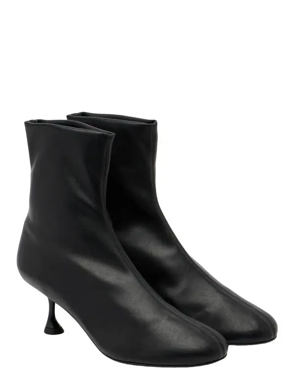 Proenza Schouler Leather Ankle Boots - Black